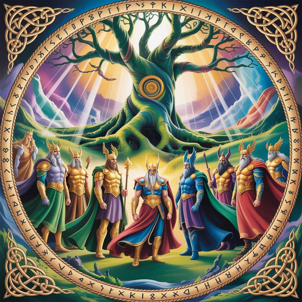 The Aesir Gods: Rulers and Warriors of Norse Mythology - SKALDATAL
