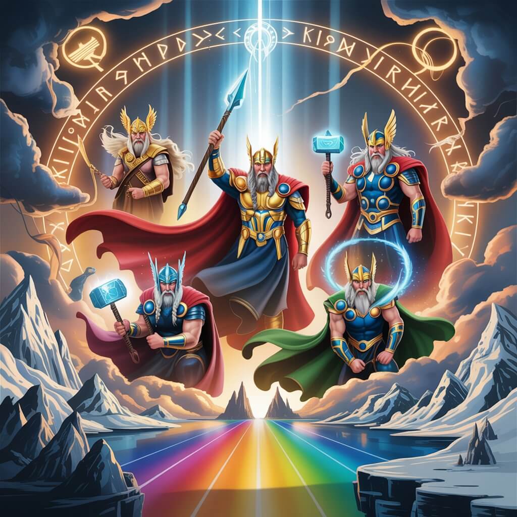 The Aesir: A Pantheon of Power and Intrigue in Norse Mythology - SKALDATAL