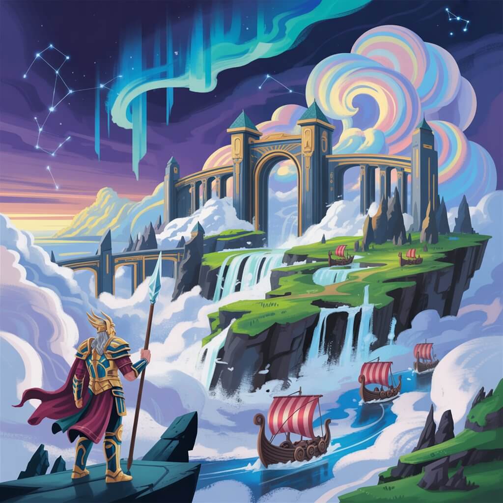 Exploring Asgard: The Fortress Realm of the Norse Gods - SKALDATAL